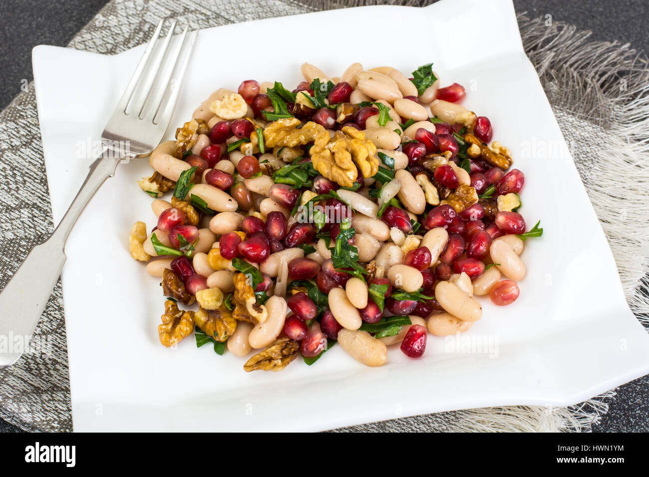 Lenten dish of beans Stock Photo - Alamy