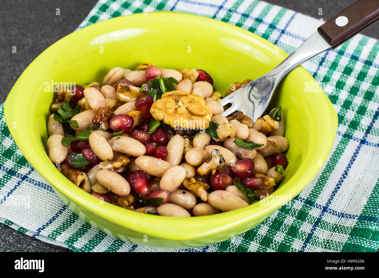 Lenten dish of beans Stock Photo - Alamy