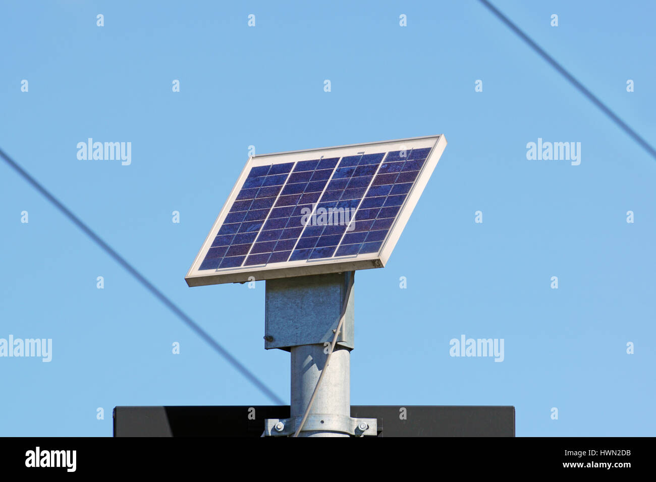 small photovoltaic panel Stock Photo - Alamy