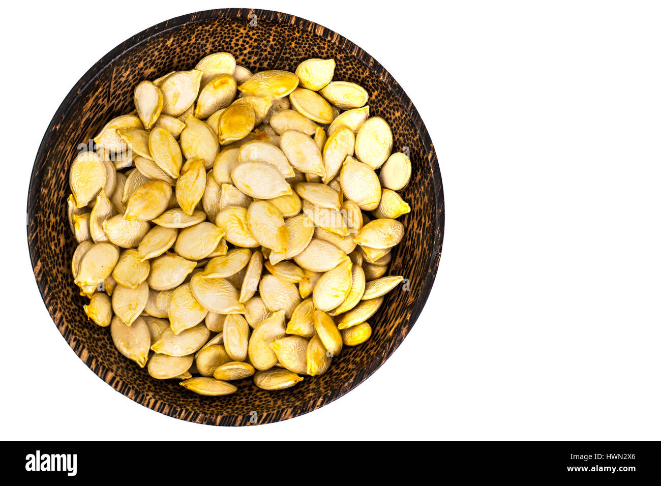 Raw roasted wooden bowl Cut Out Stock Images & Pictures - Alamy