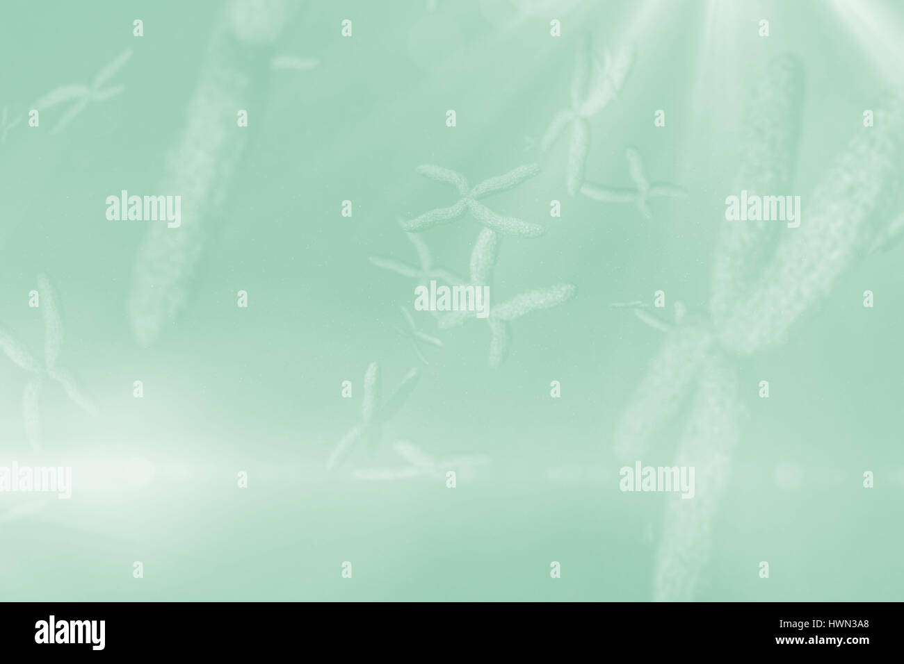 View of chromosome 3d Stock Photo - Alamy