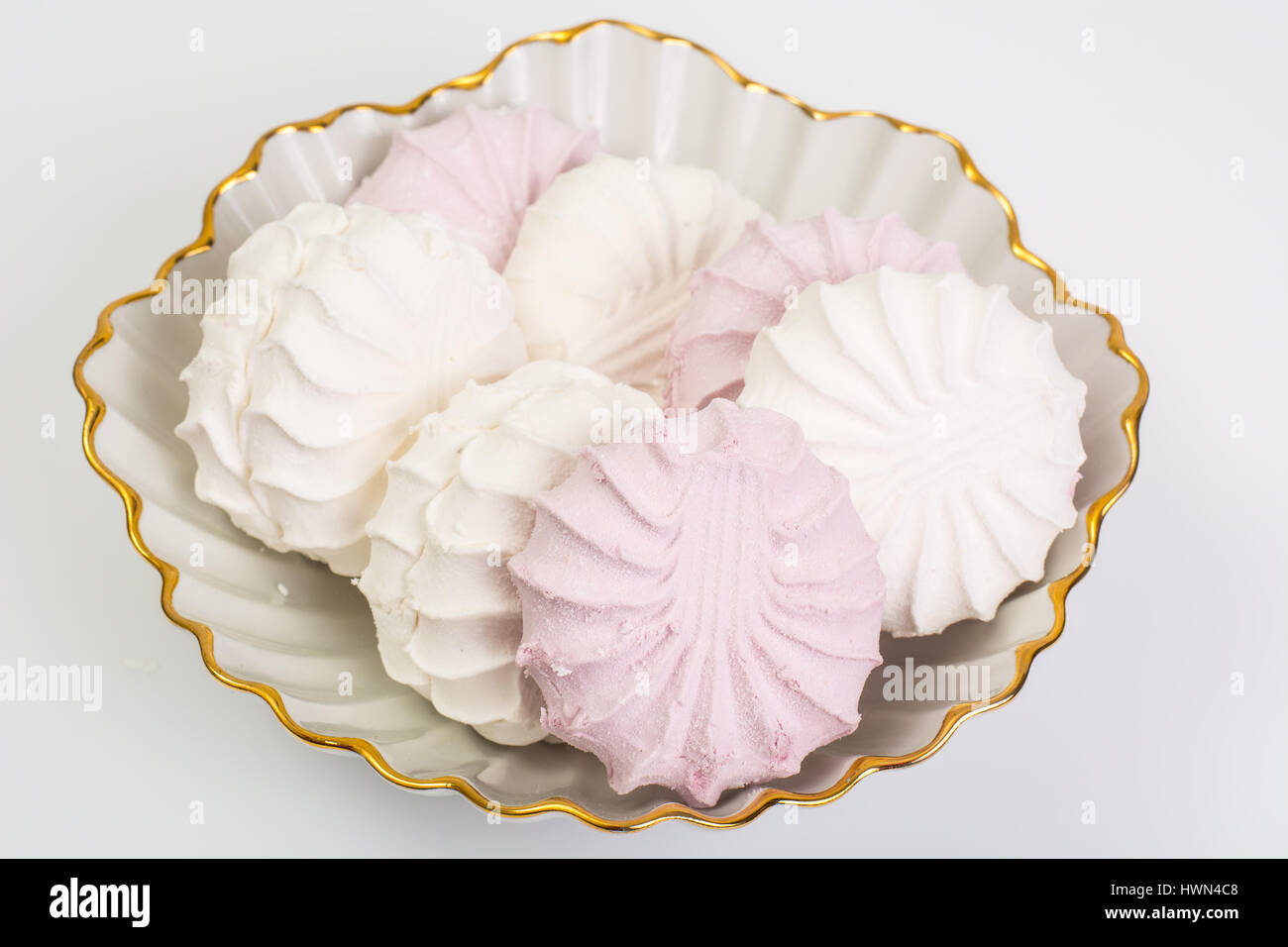 Sweet delicacy of marshmallows Stock Photo - Alamy