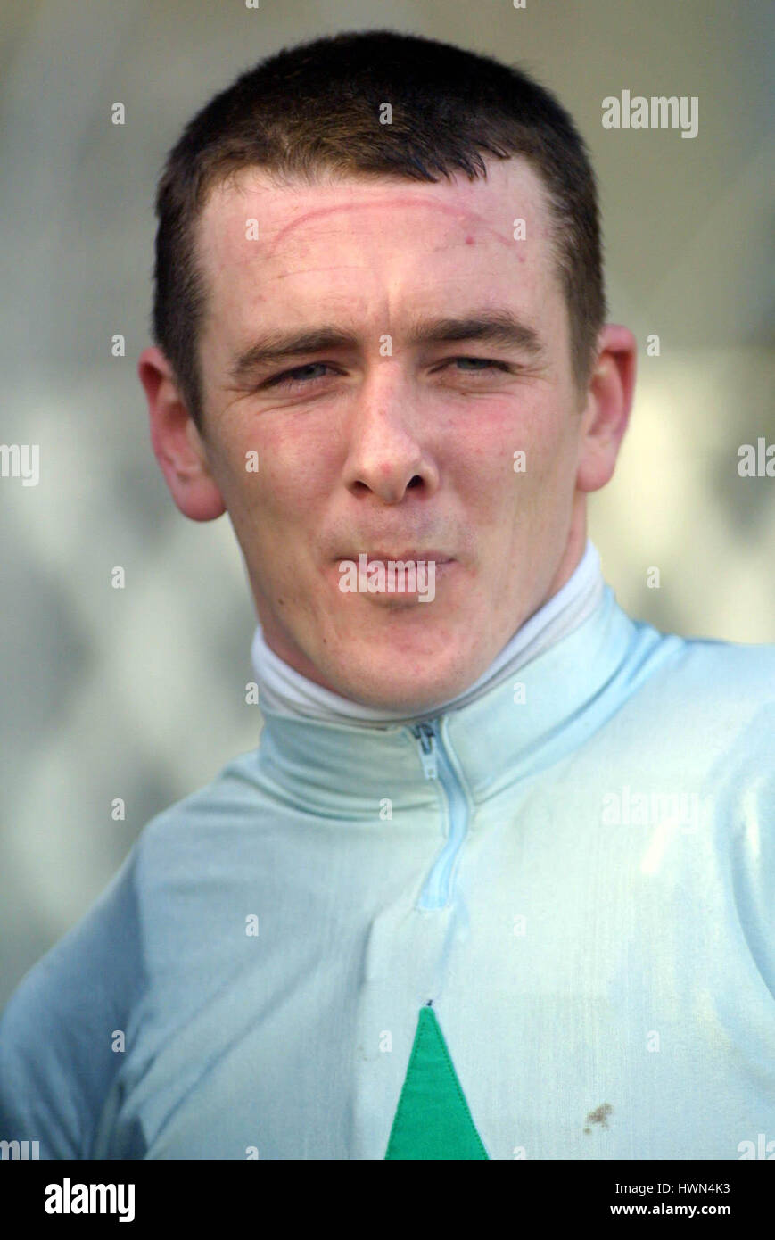 BARRY FENTON JOCKEY DONCASTER RACECOURSE 26 January 2002 Stock Photo ...