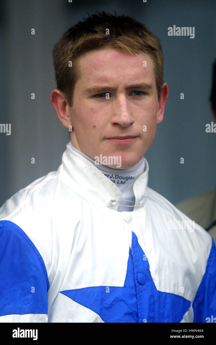 SAM STRONGE JOCKEY DONCASTER RACECOURSE 26 January 2002 Stock Photo - Alamy