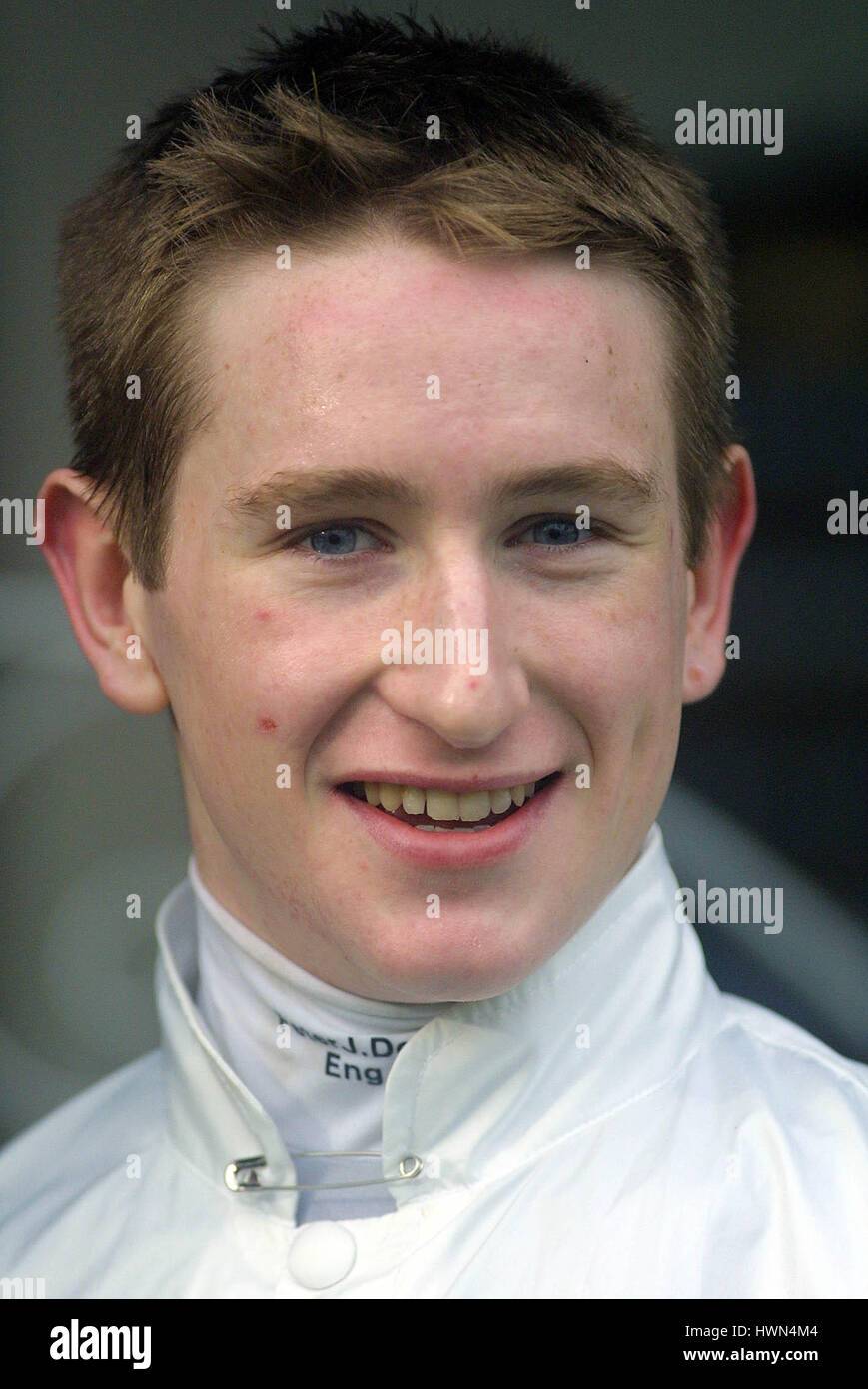 SAM STRONGE JOCKEY DONCASTER RACECOURSE 26 January 2002 Stock Photo - Alamy