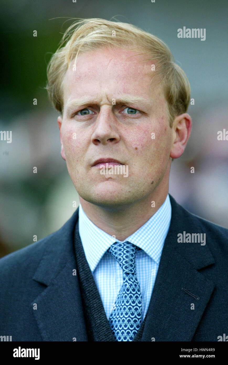ED DUNLOP RACE HORSE TRAINER YORK RACECOURSE YORK 14 May 2002 Stock ...
