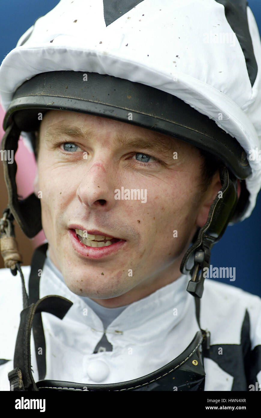 MICHAEL FENTON JOCKEY YORK RACECOURSE YORK 14 May 2002 Stock Photo - Alamy