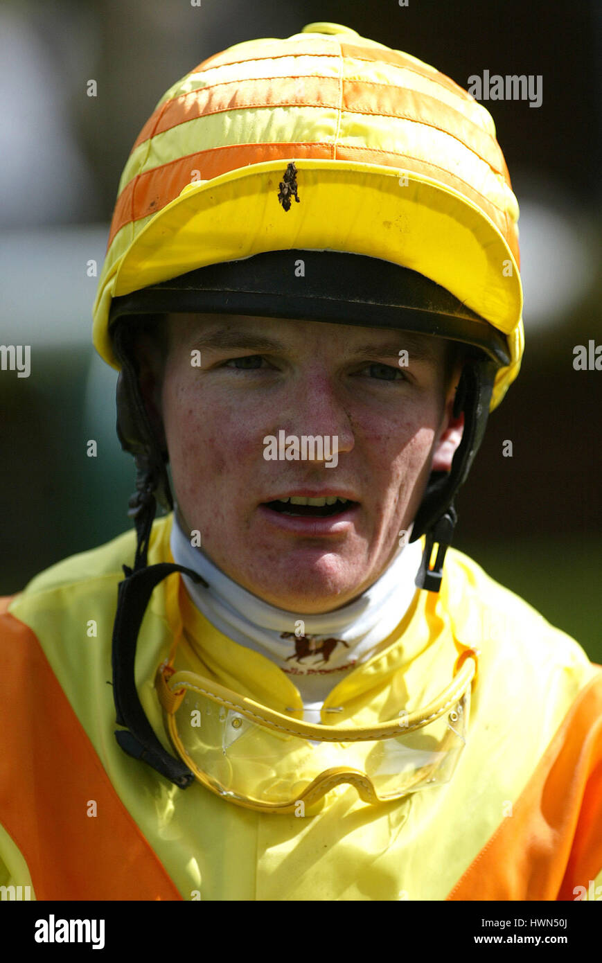 CHRISTOPHER COGAN JOCKEY 25 May 2002 Stock Photo - Alamy