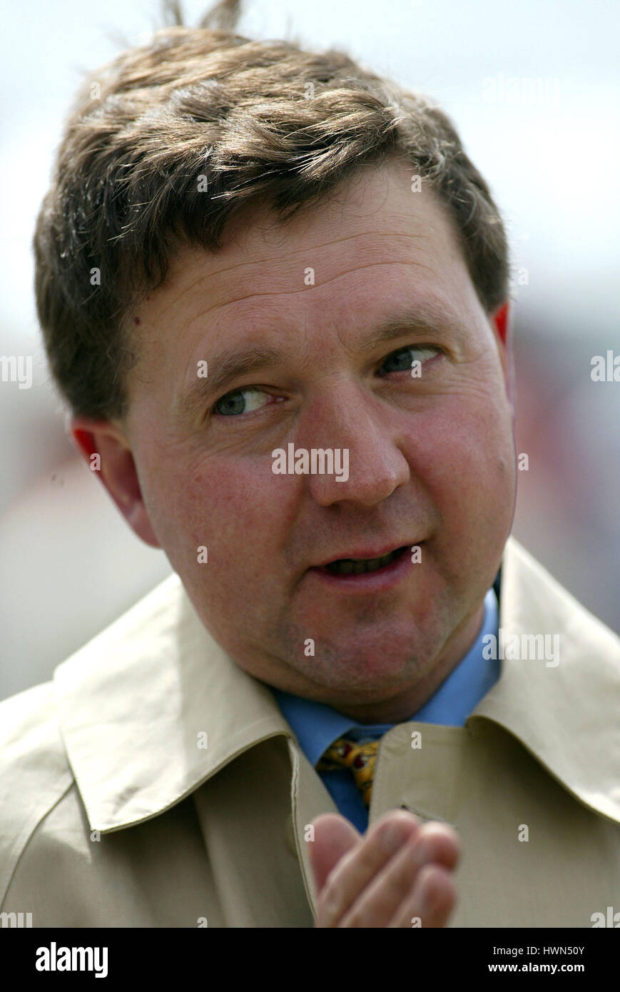 TIM EASTERBY RACE HORSE TRAINER YORK RACECOURSE YORK 14 May 2002 Stock ...