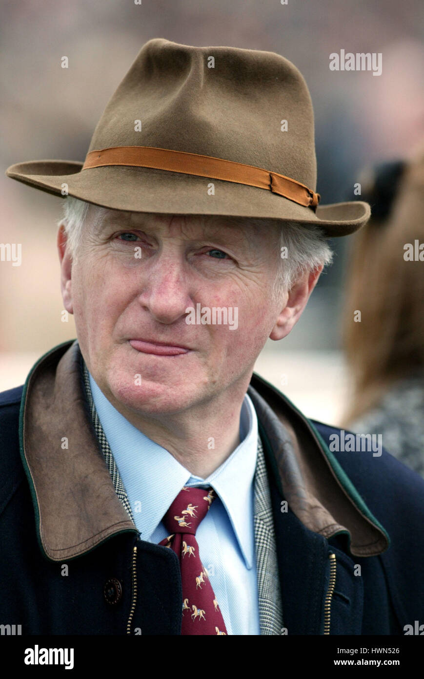 MARTIN PIPE RACE HORSE TRAINER CHELTENHAM RACECOURSE CHELTENHAM 13 ...