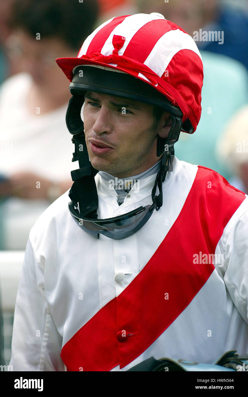 BRETT DOYLE JOCKEY YORK RACES YORK 22 August 2002 Stock Photo - Alamy