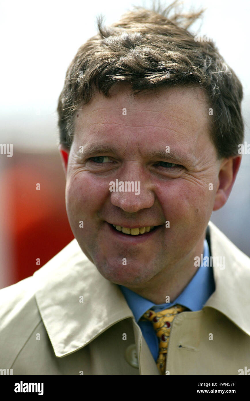 TIM EASTERBY RACE HORSE TRAINER YORK RACECOURSE YORK 14 May 2002 Stock ...