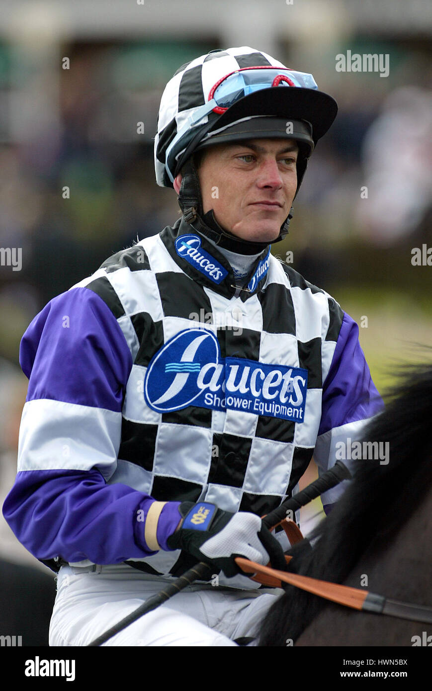 JASON TATE JOCKEY NEWMARKET RACECOURSE NEWMARKET 05 May 2002 Stock ...