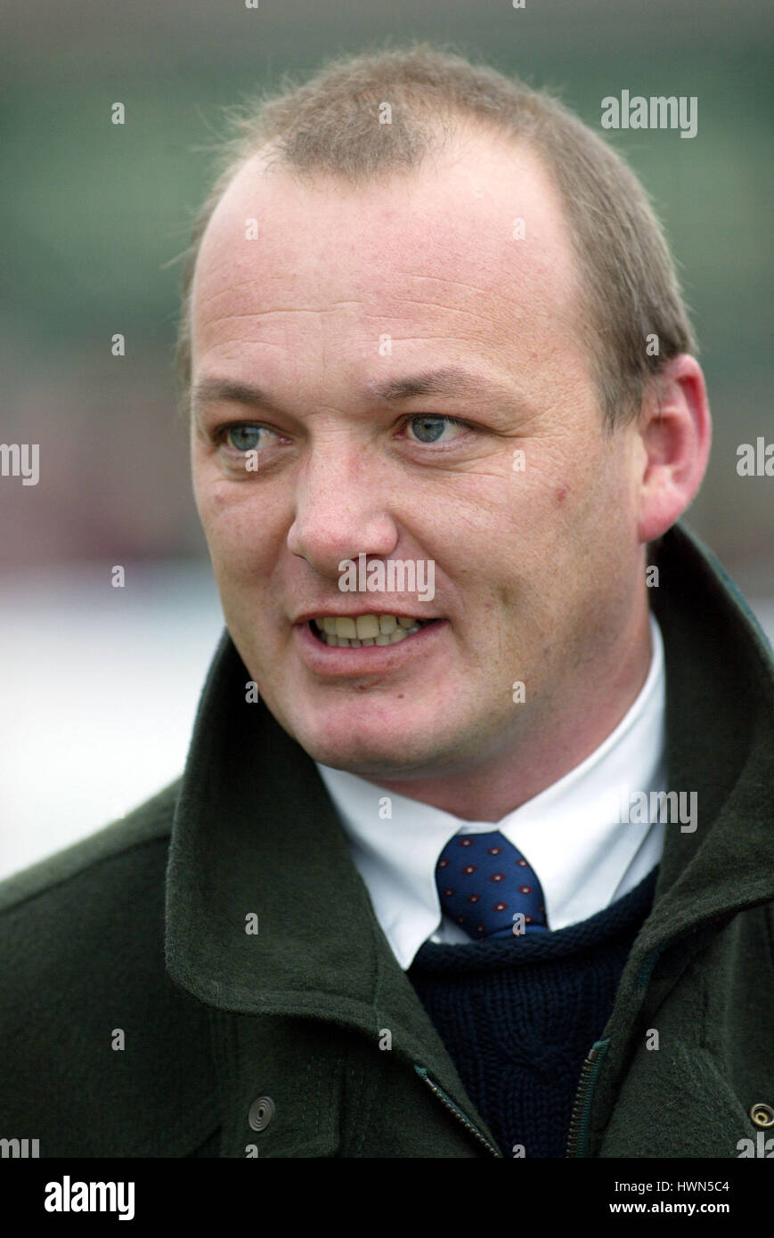 MARK PITMAN RACE HORSE TRAINER WETHERBY RACECOARSE WETHERBY ENGLAND 01 ...