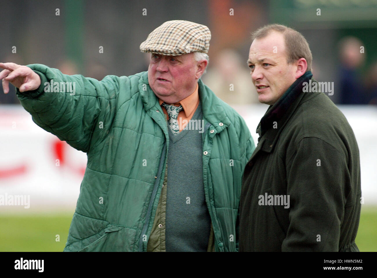 MICK EASTERBY & MARK PITMAN RACE HORSE TRAINERS WETHERBY RACECOARSE ...