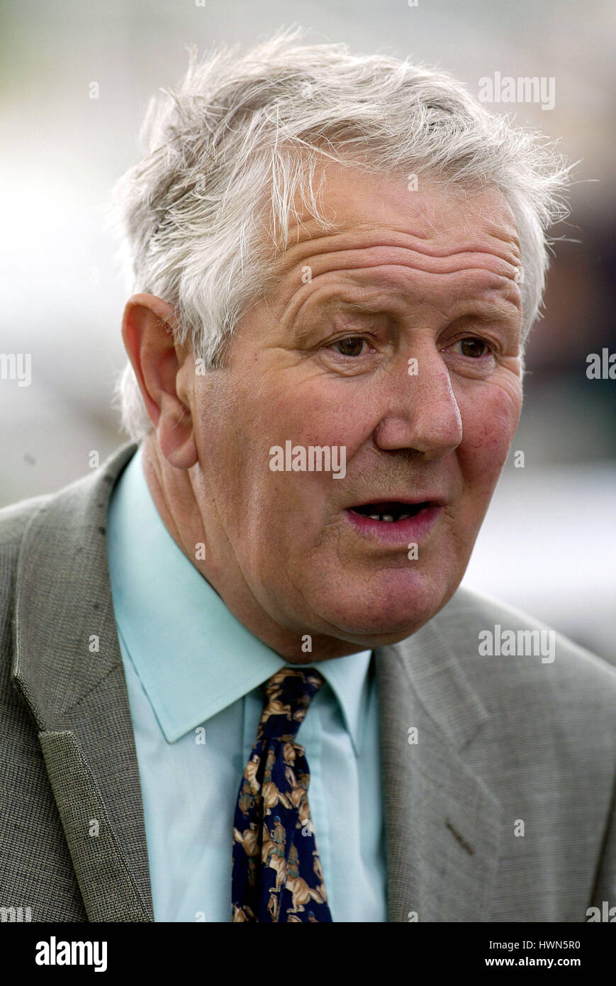 DAVID ELSWORTH RACE HORSE TRAINER 14 May 2002 Stock Photo - Alamy