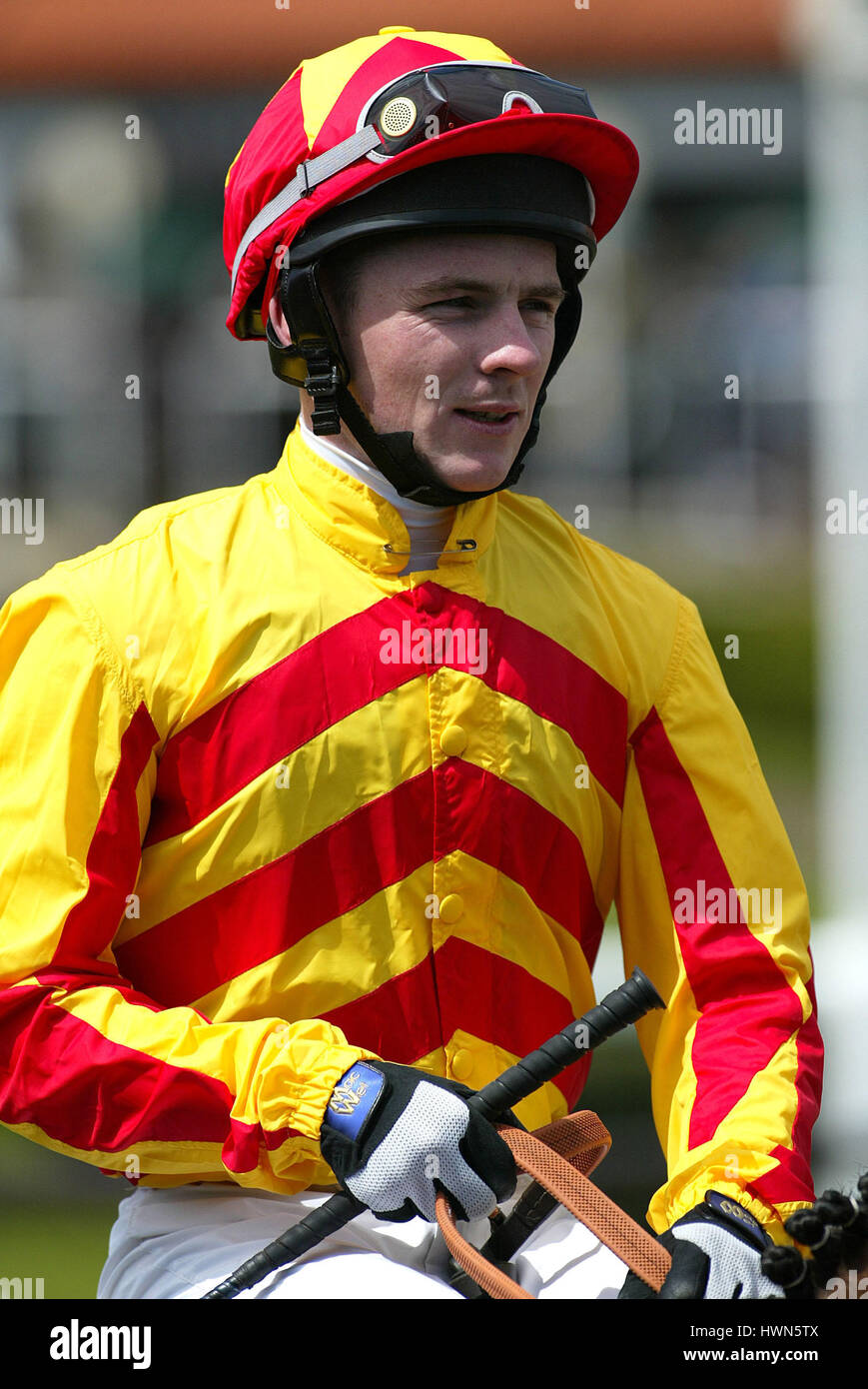 IAN MONGAN JOCKEY 25 May 2002 Stock Photo - Alamy
