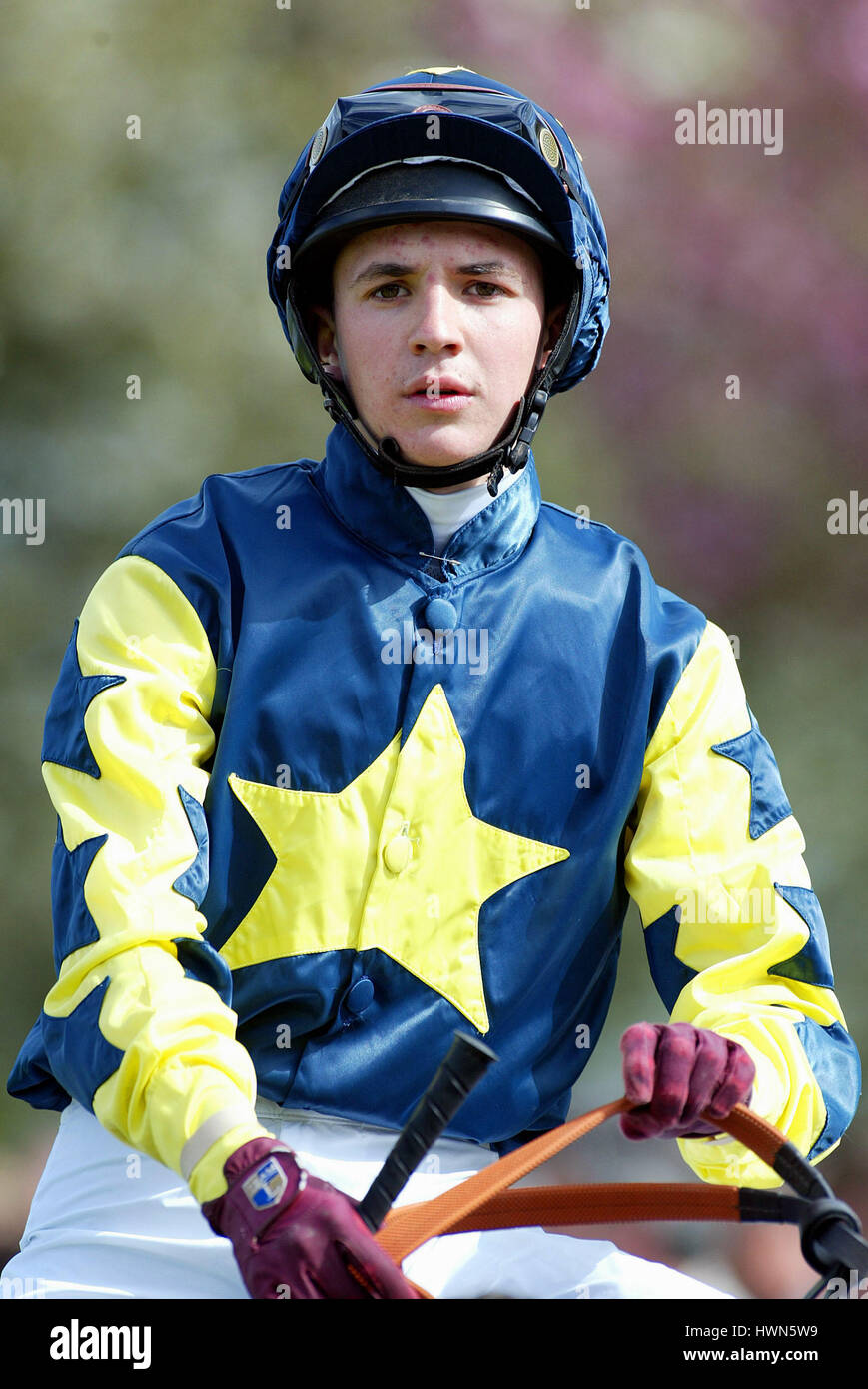 JAMIE MACKAY JOCKEY BEVERLEY RACECOURSE BEVERLEY 25 April 2002 Stock ...