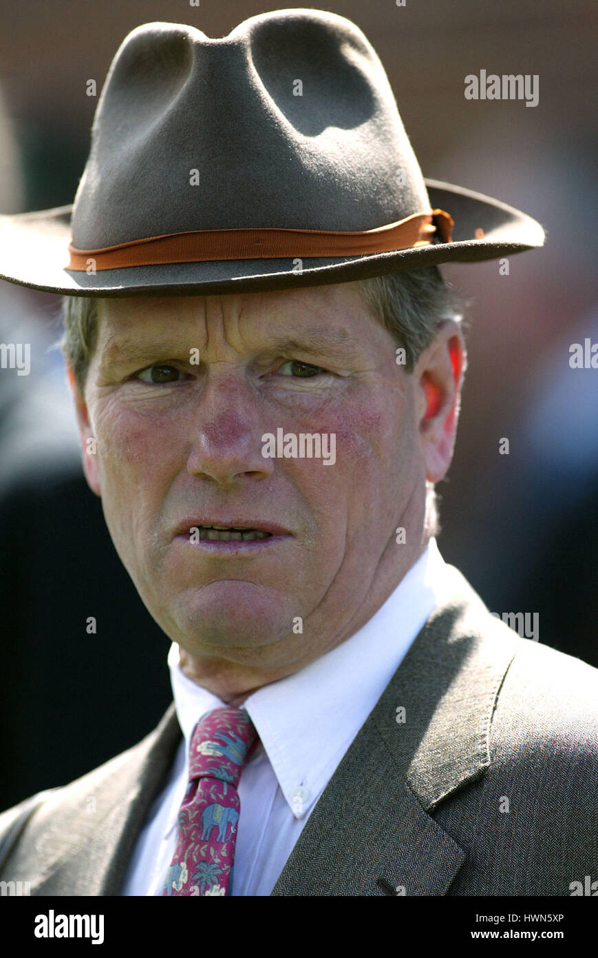 IAN BALDING RACE HORSE TRAINER 25 May 2002 Stock Photo - Alamy