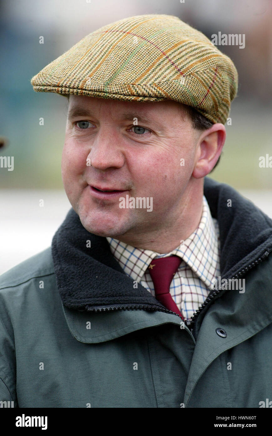 TIM EASTERBY RACE HORSE TRAINER WETHERBY RACECOARSE WETHERBY ENGLAND 01 ...