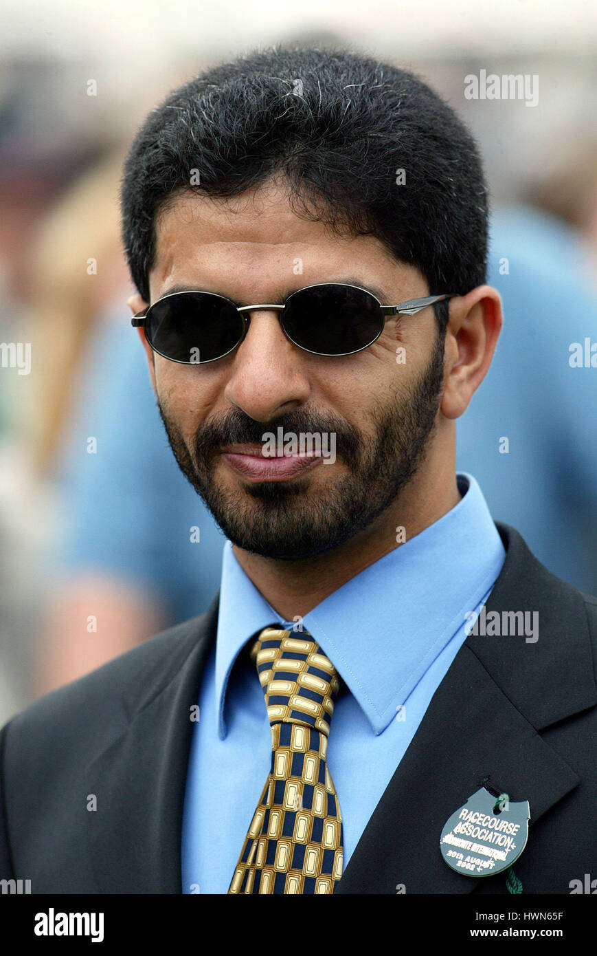 SAEED BIN SUROOR RACE HORSE TRAINER YORK RACECOURSE YORK 20 August 2002 ...