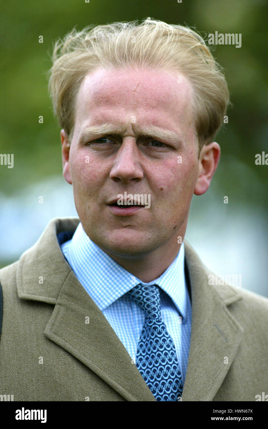 ED DUNLOP RACE HORSE TRAINER NEWMARKET RACECOURSE NEWMARKET 05 May 2002 ...