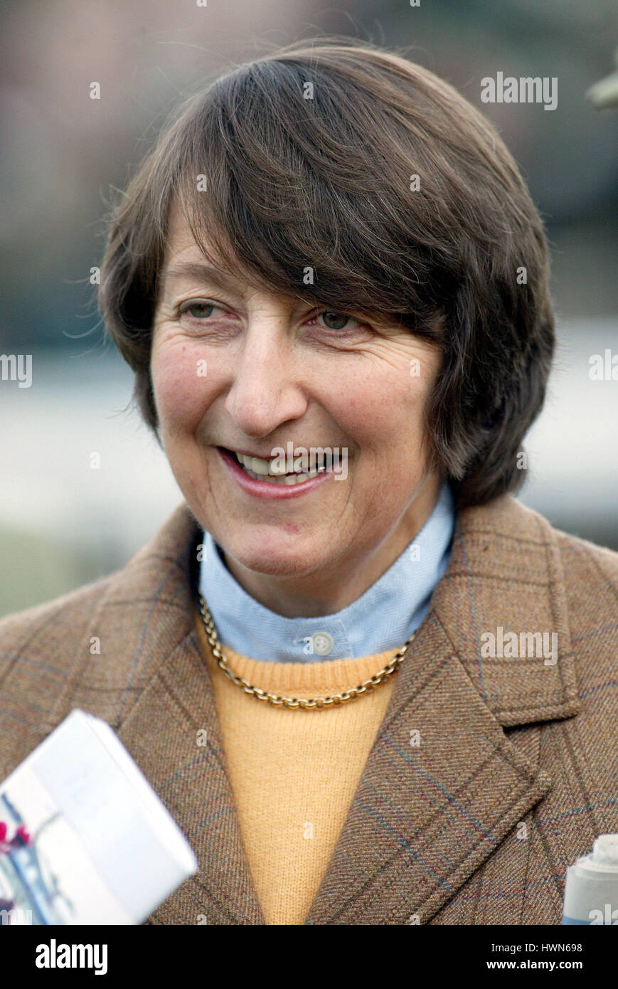 HENRIETTA KNIGHT RACE HORSE TRAINER WETHERBY RACECOARSE WETHERBY ...