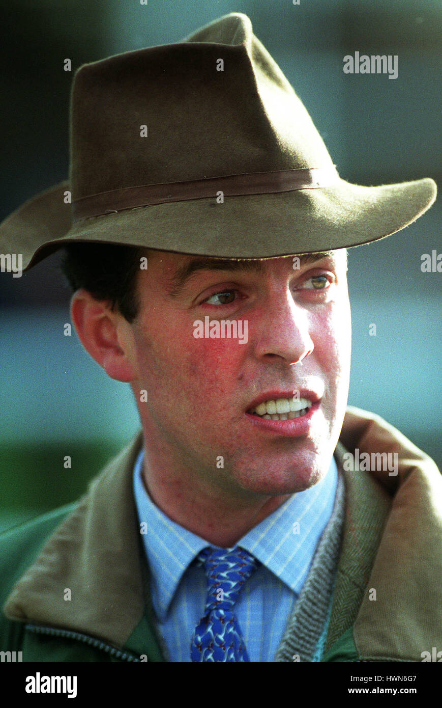 TOM GEORGE RACE HORSE TRAINER WETHERBY RACECOARSE WETHERBY ENGLAND 03 ...