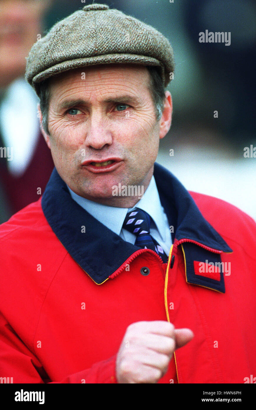 GEORGE MOORE RACE HORSE TRAINER WETHERBY RACECOARSE WETHERBY ENGLAND 03 ...