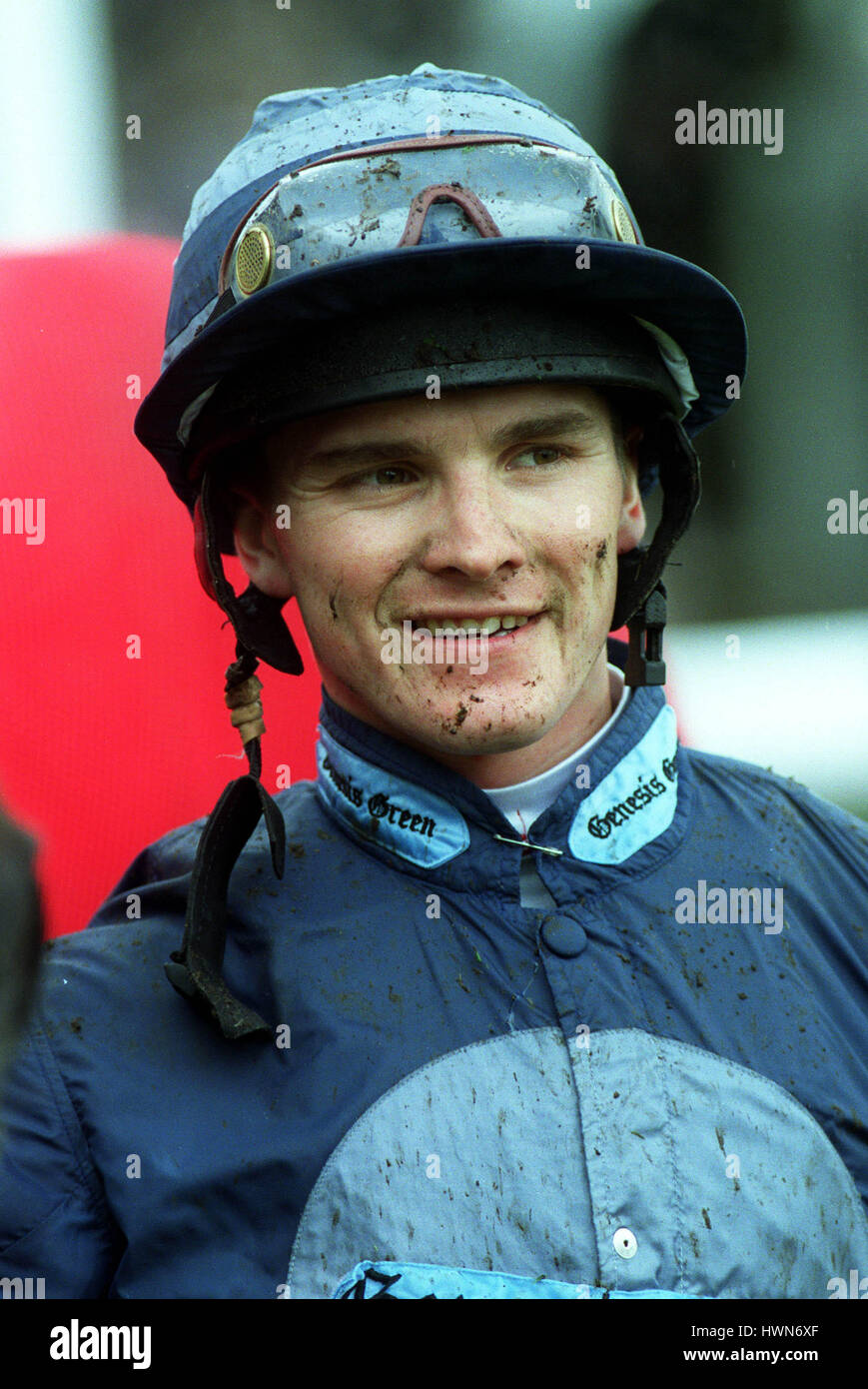 RICHARD MULLEN JOCKEY YORK YORK RACECOURSE 18 May 2001 Stock Photo - Alamy