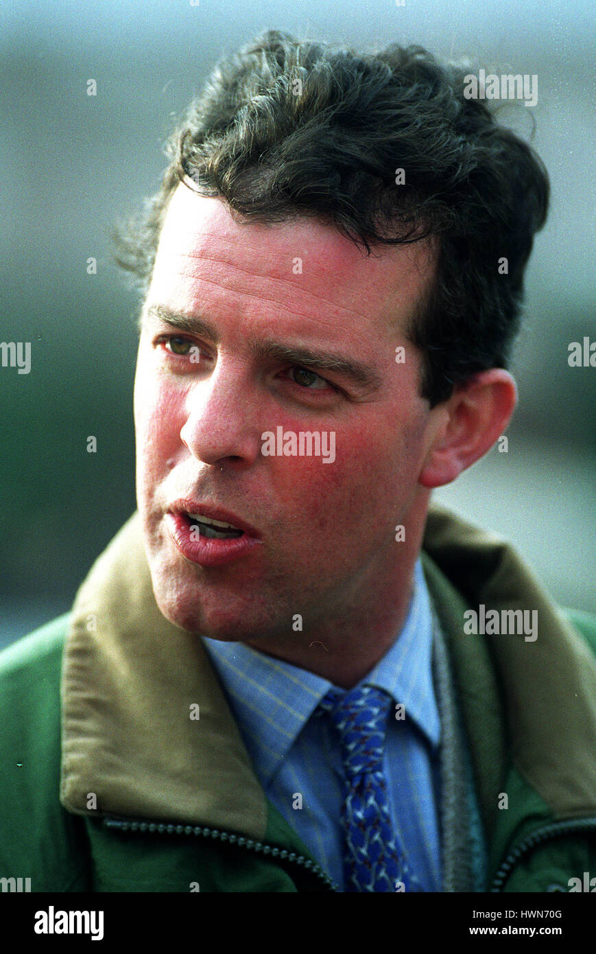 TOM GEORGE RACE HORSE TRAINER WETHERBY RACECOARSE WETHERBY ENGLAND 03 ...