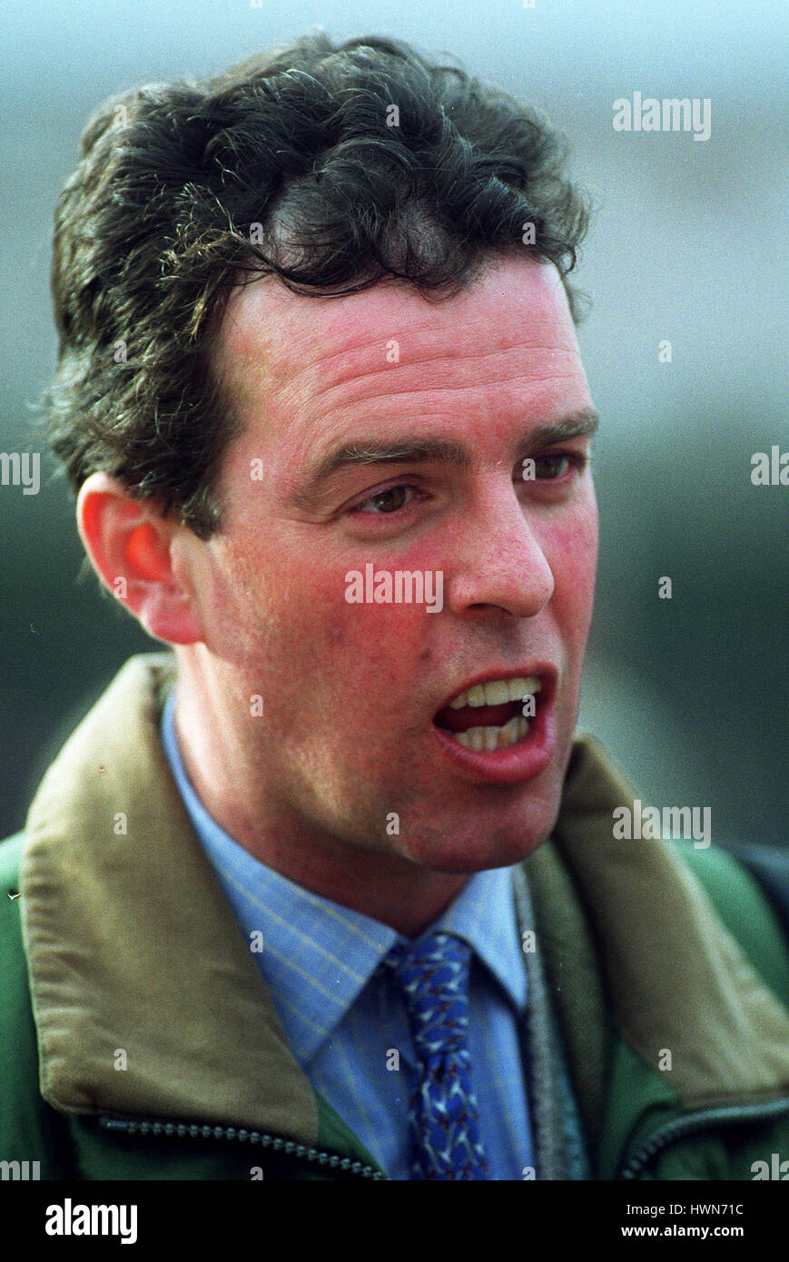 TOM GEORGE RACE HORSE TRAINER WETHERBY RACECOARSE WETHERBY ENGLAND 03 ...