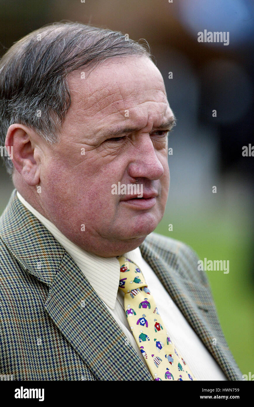 JOHN WADE RACE HORSE TRAINER WETHERBY RACECOARSE WETHERBY ENGLAND 01 ...