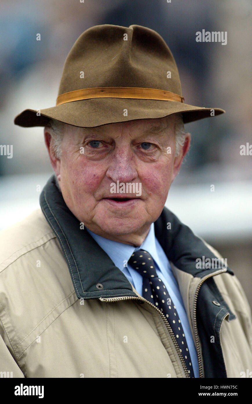 PETER EASTERBY RACEHORSE TRAINER WETHERBY RACECOARSE WETHERBY ENGLAND ...