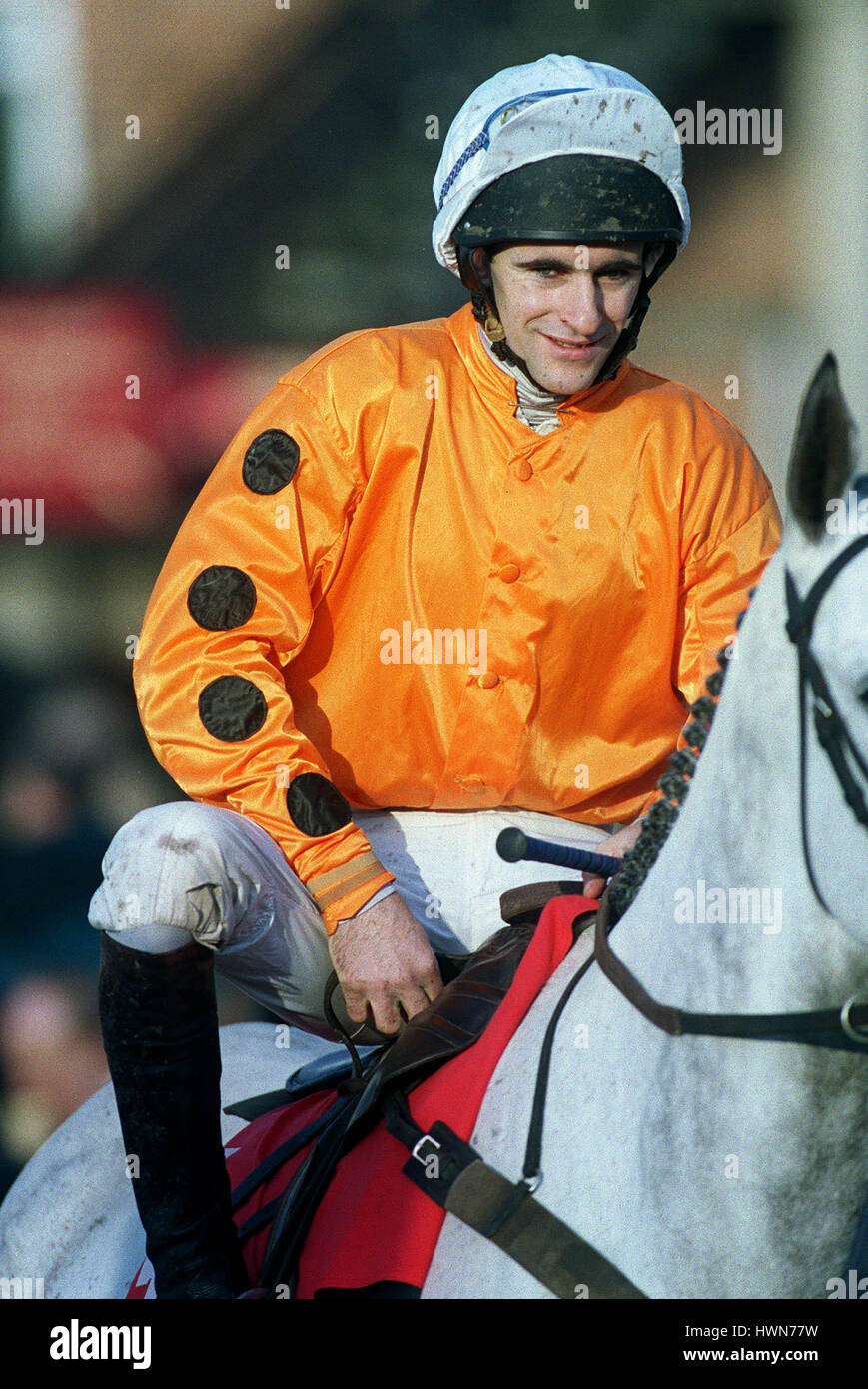 BRIAN HARDING JOCKEY WETHERBY 08 December 2001 Stock Photo - Alamy