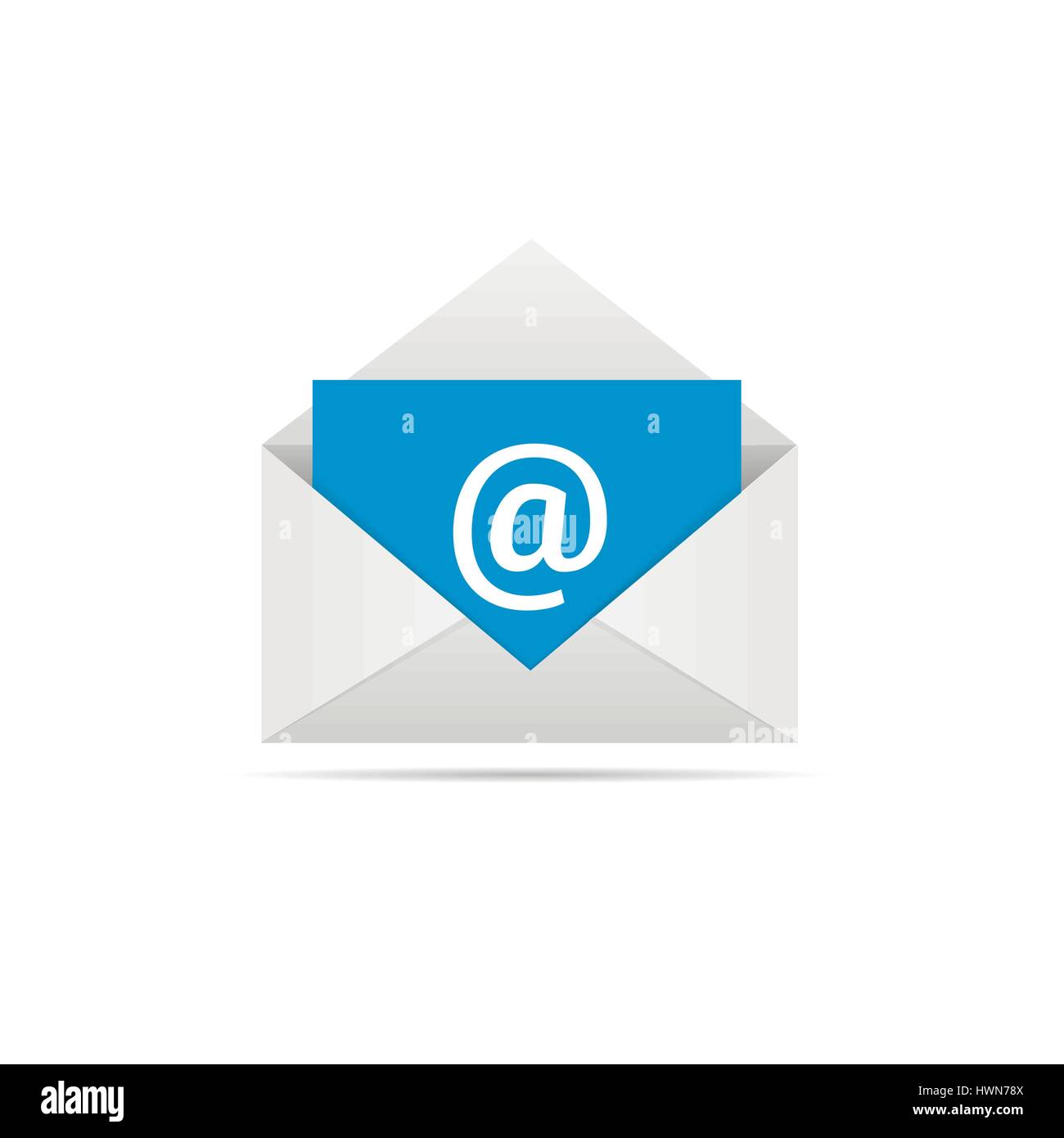 Envelope with email Stock Vector Image & Art - Alamy