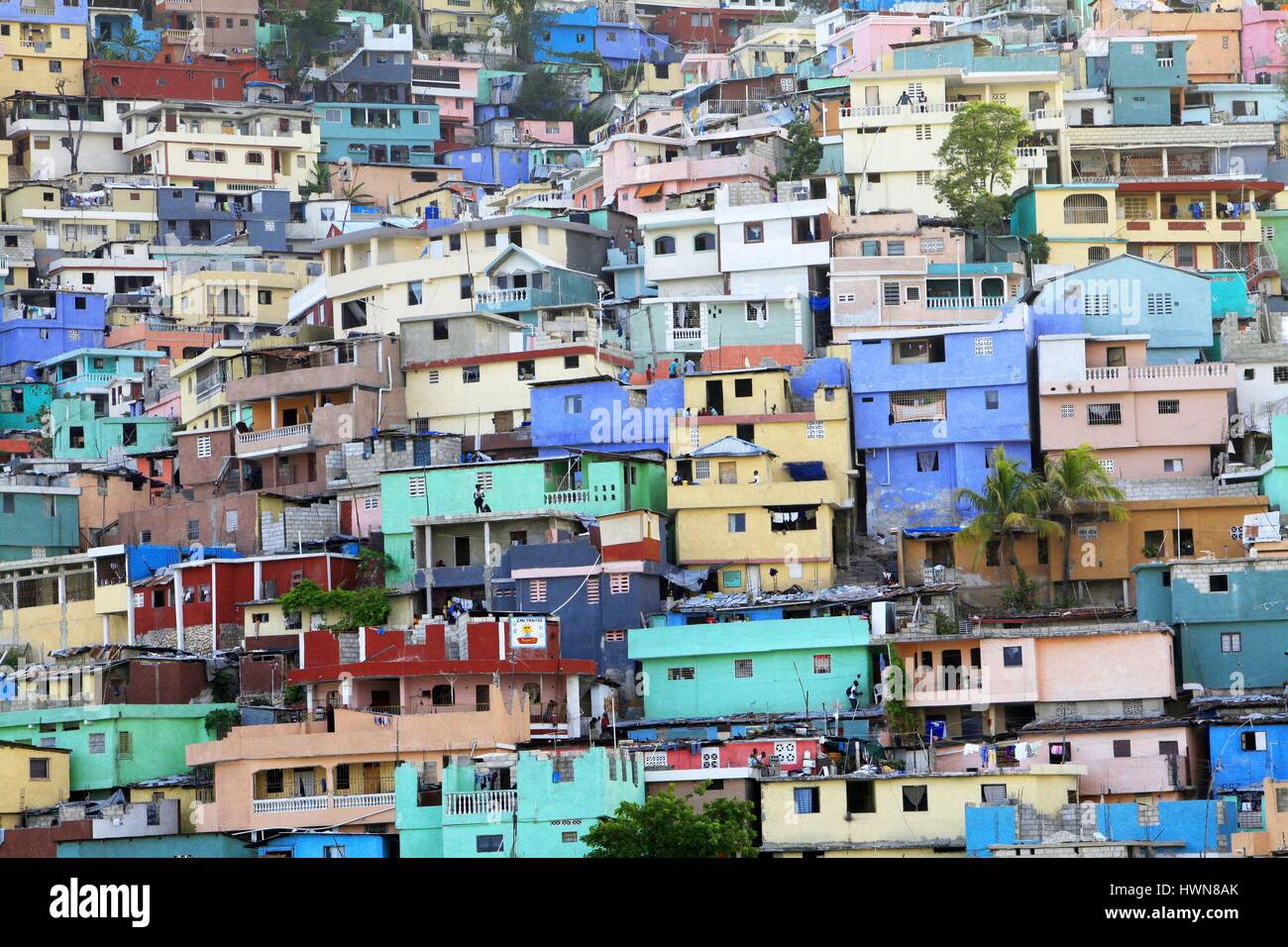 Multicolored slum hi-res stock photography and images - Alamy