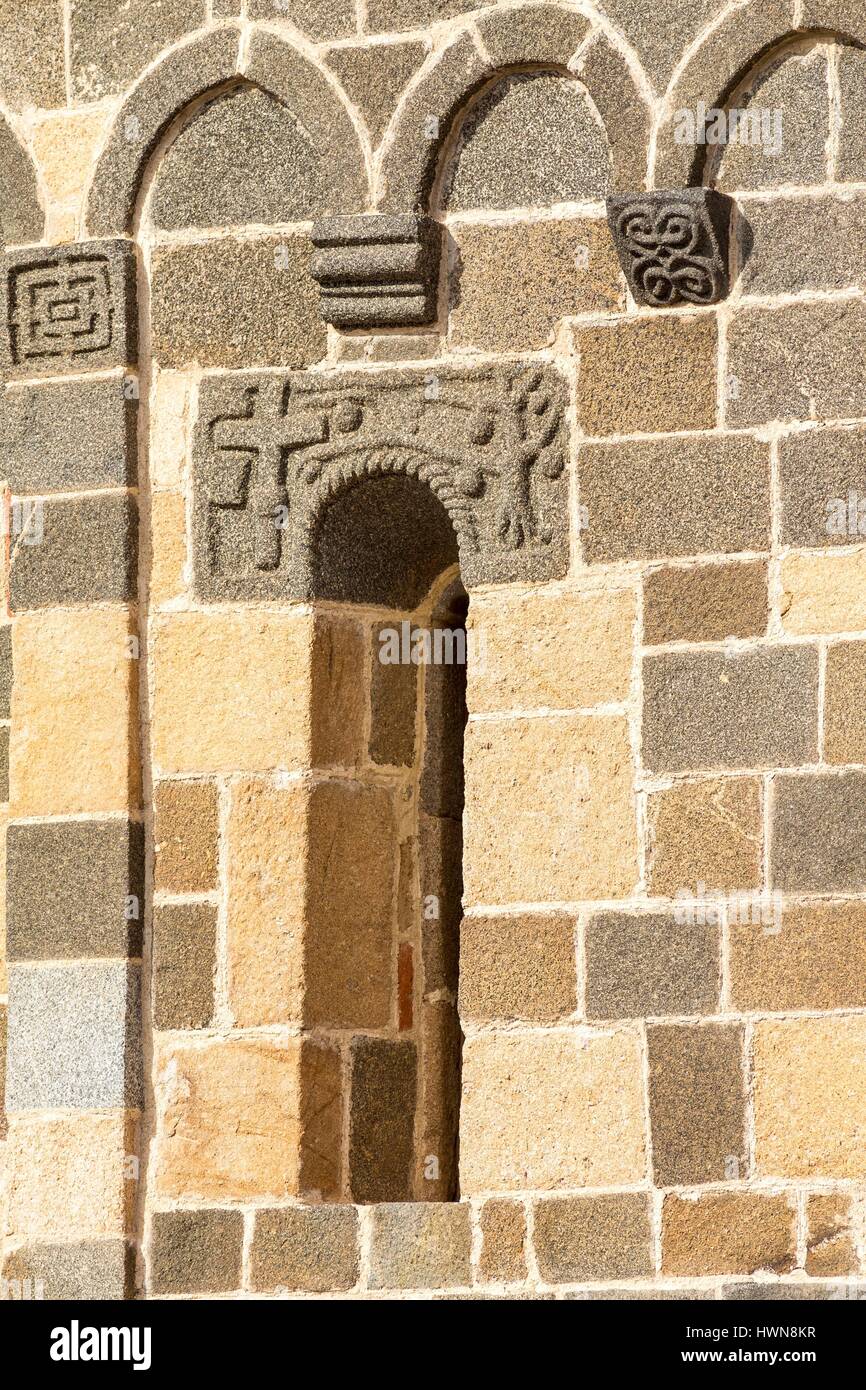 France, Haute-Corse, Balagne, Aregno, church of the Trinity and San ...