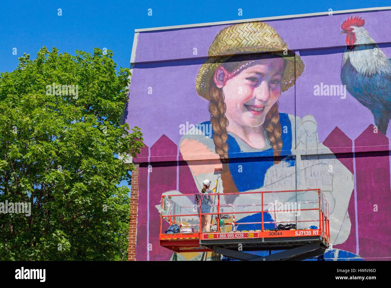 Canada, Province of Quebec, Montreal Natalia Rak (Poland) festival ...