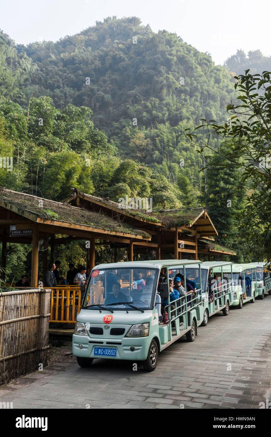 China, Guizhou, Chishui, Danxia National Geological Park Stock Photo ...