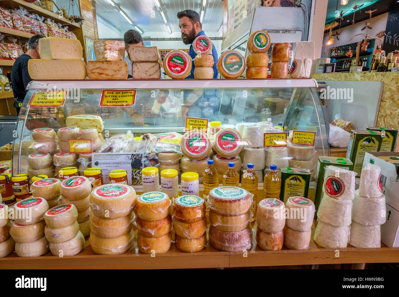 Greece, Crete, Chania, the great covered market inaugurated in 1913 ...