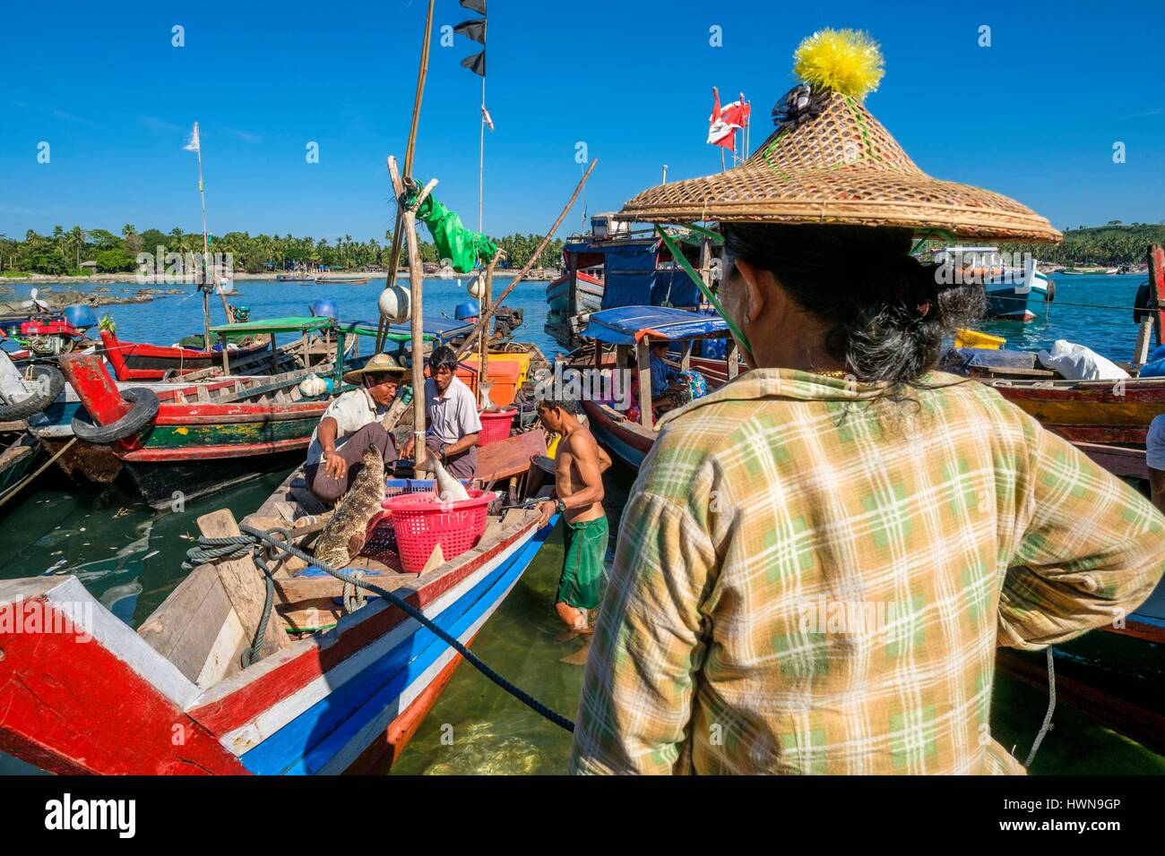 Myanmar (Burma), Rakhine state (or Arakan state), Thandwe district ...