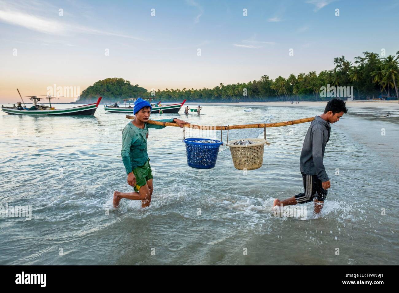 Myanmar (Burma), Rakhine state (or Arakan state), Thandwe district ...