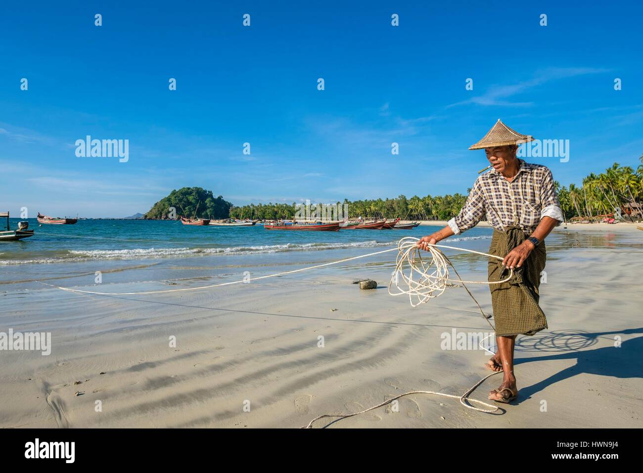 Myanmar (Burma), Rakhine state (or Arakan state), Thandwe district ...