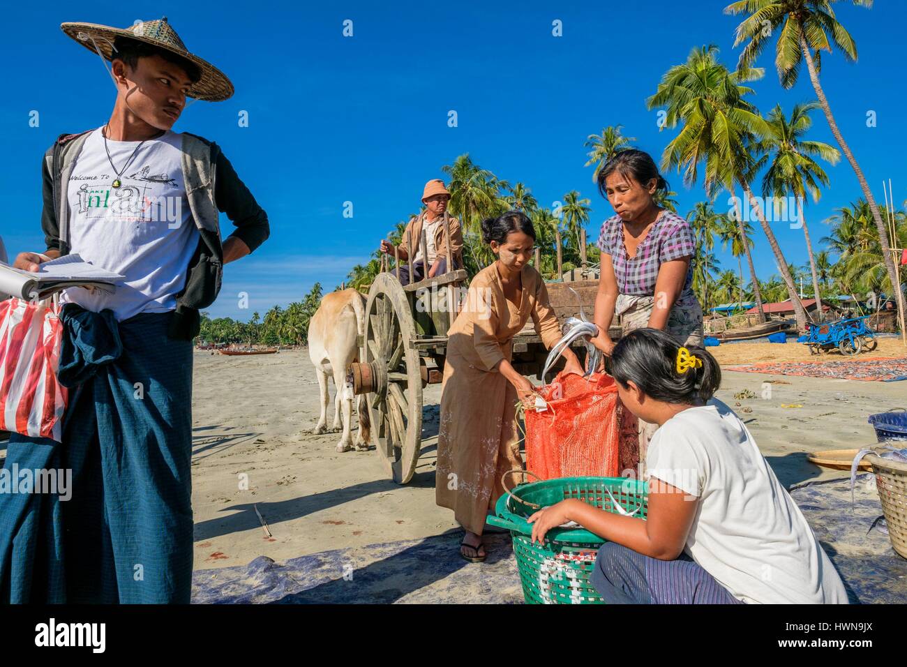 Myanmar (Burma), Rakhine state (or Arakan state), Thandwe district ...