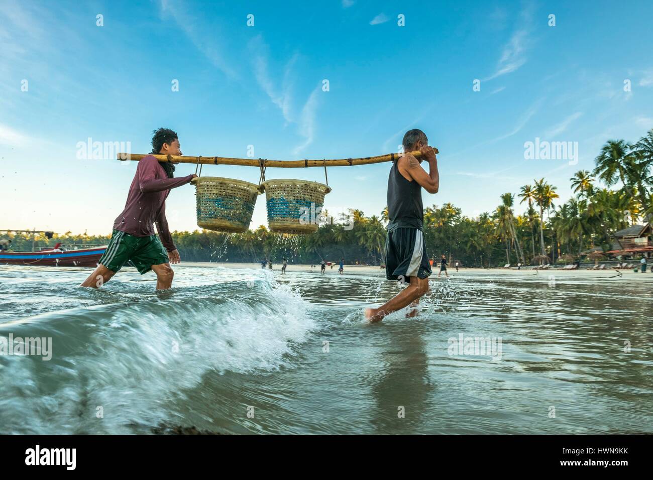 Myanmar (Burma), Rakhine state (or Arakan state), Thandwe district ...