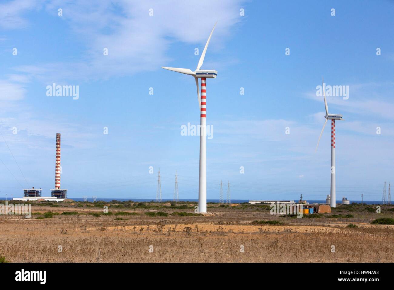 Turbine wind sardinia hi-res stock photography and images - Alamy
