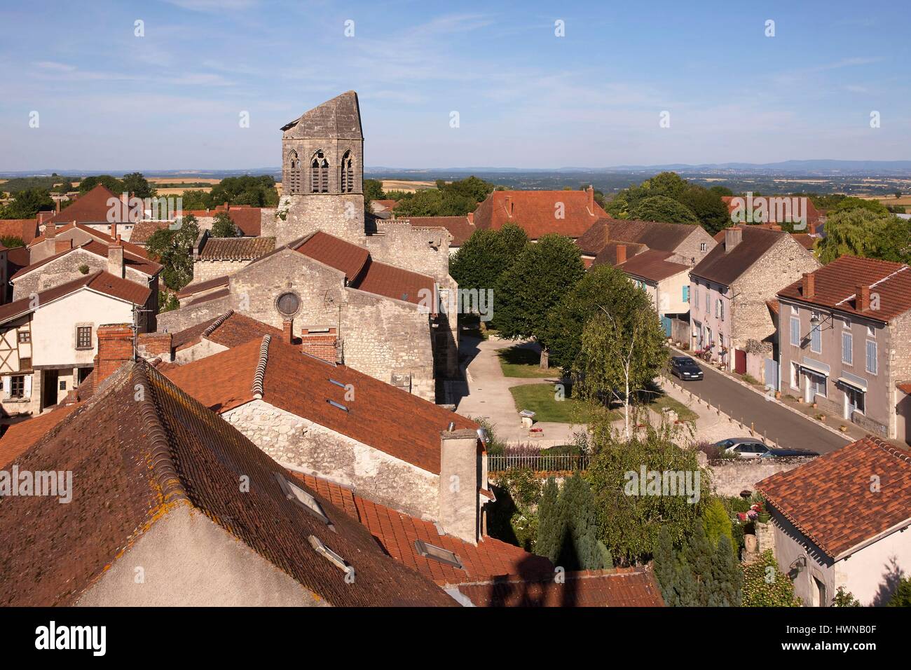 France, Allier, Charroux, labeled The Most Beautiful Villages of France ...