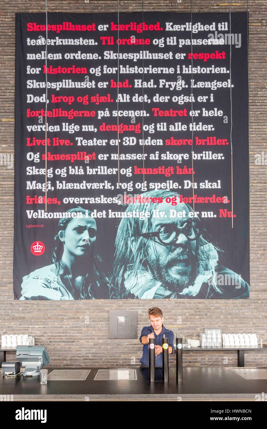 Denmark, Zealand, Copenhagen, Frederiksstaden, the new Royal Theater ...