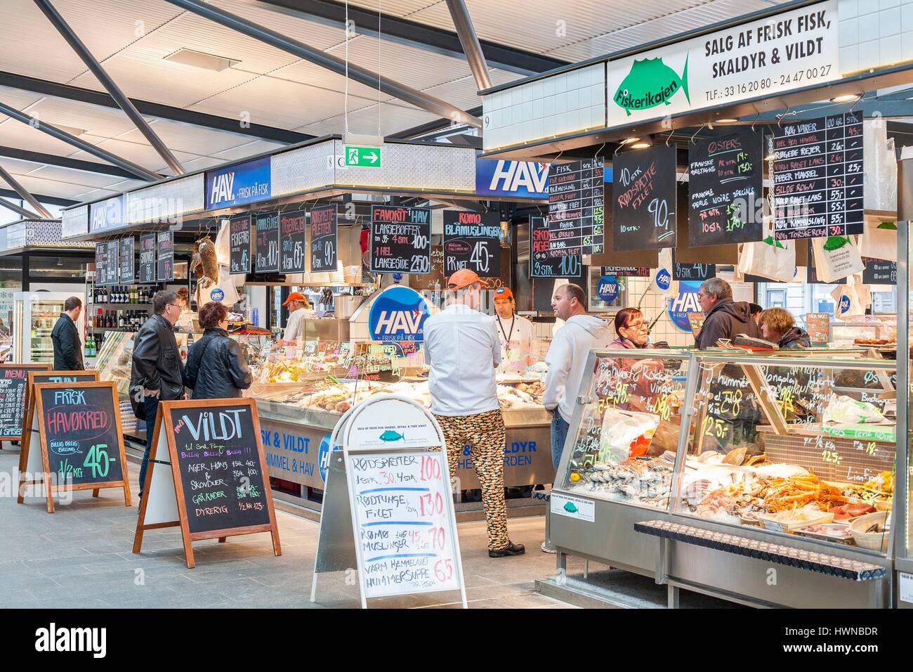 Fish market copenhagen hi-res stock photography and images - Alamy